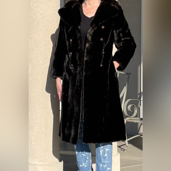 Glensea | Jackets & Coats | Vintage Glensea Faux Fur Coat By Glenoit ...